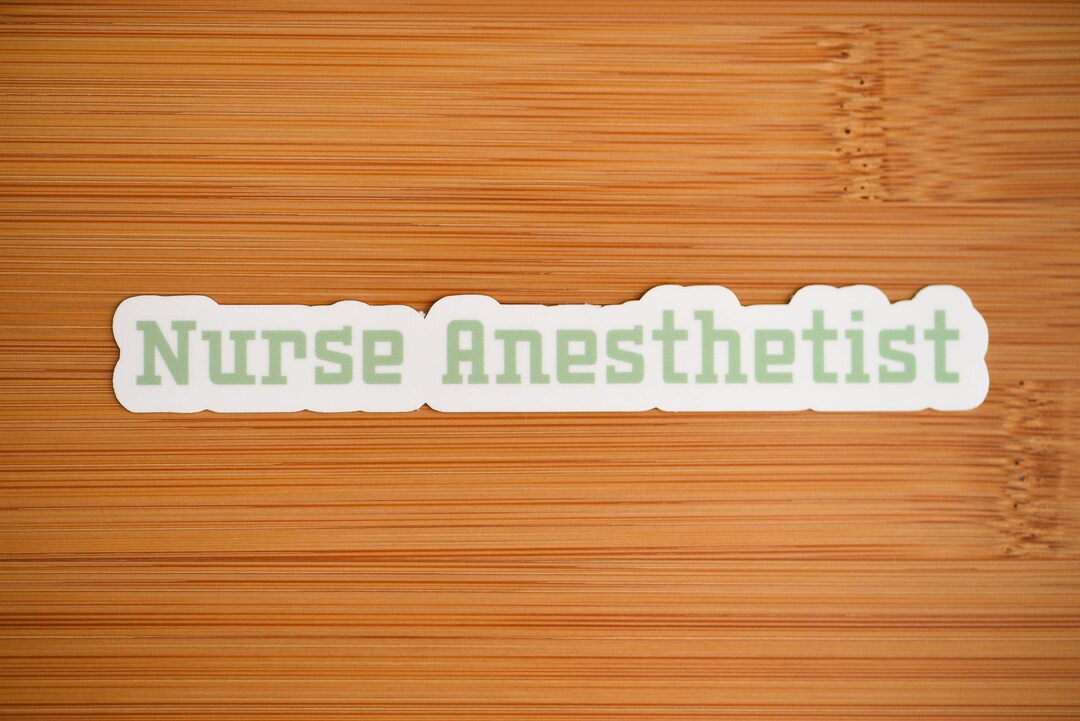 Nurse Anesthetist CRNA Anesthesia OR Surgery Sticker - Etsy