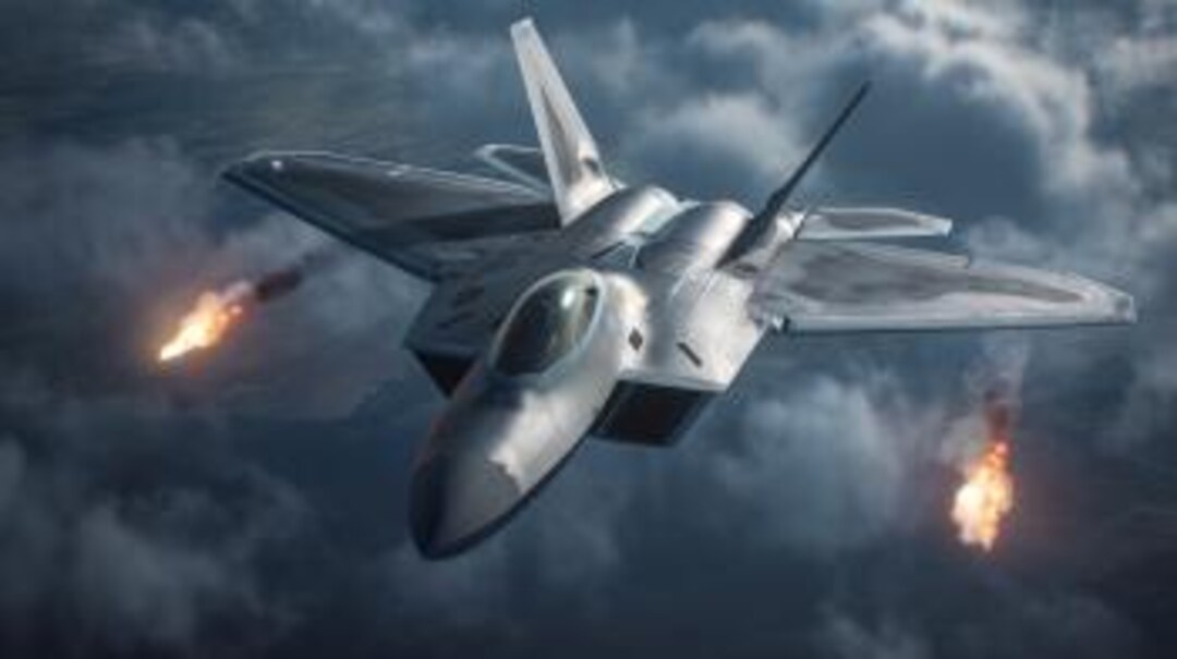 F-22 Raptor Fighter Jet Wallpaper. Instant Digital Download High Res ...