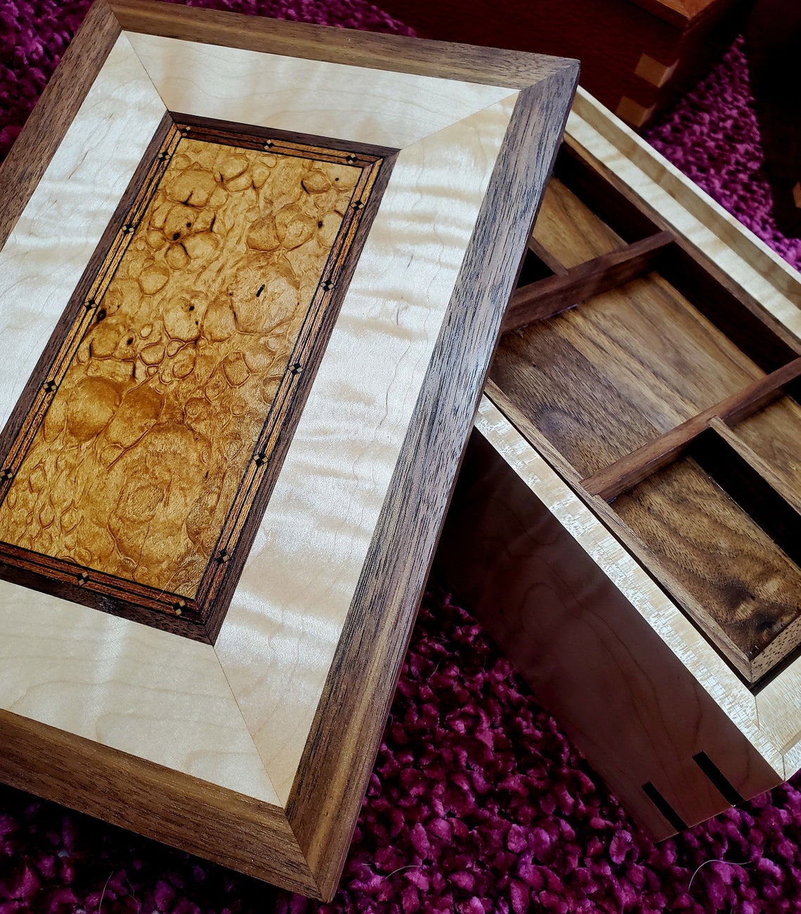 Handcrafted Wood Box, Keepsake Box, Jewelry Box, Wooden Jewelry Box - Etsy