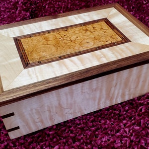 Handcrafted Wood Box, Keepsake Box, Jewelry Box, Wooden Jewelry Box - Etsy