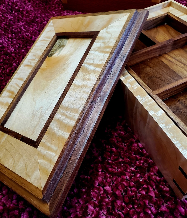 Handcrafted Wood Box, Keepsake Box, Jewelry Box, Wooden Jewelry Box - Etsy