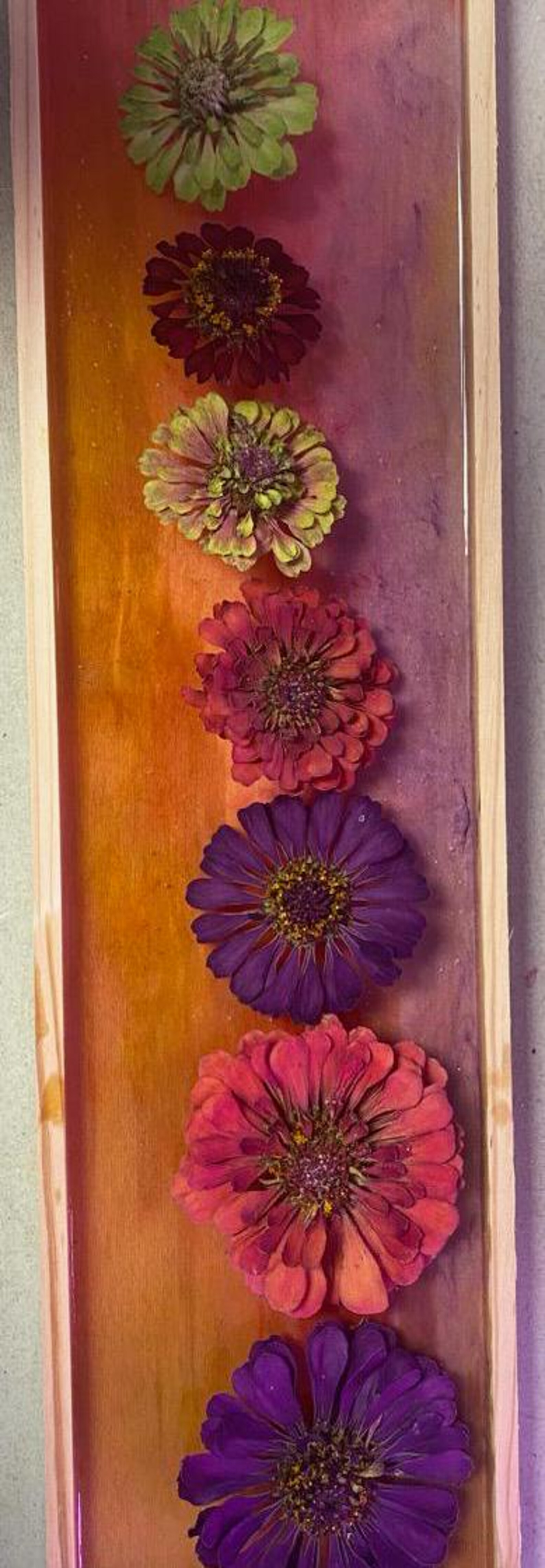 Floral Resin Art, Resin Flower Art - Etsy