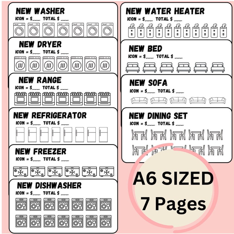 Saving Challenge Apartment - Etsy