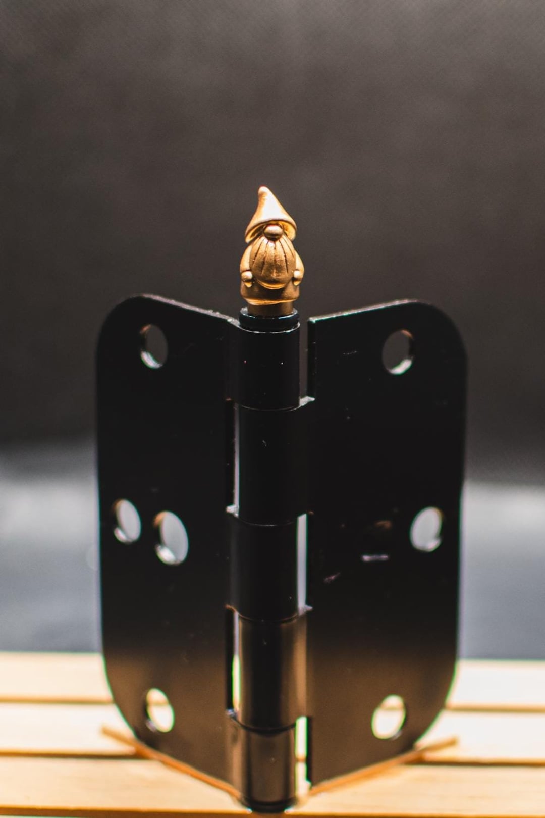 Golden Gnome Magnetic Hinge Head Topper - Etsy