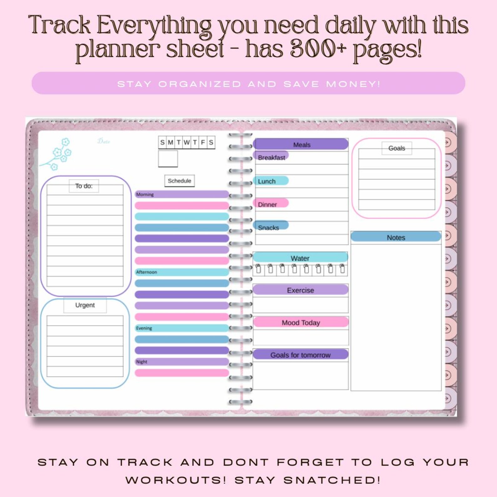 Cute Pastel Digital Planner 2025, To-do Journal, Daily & Weekly ...