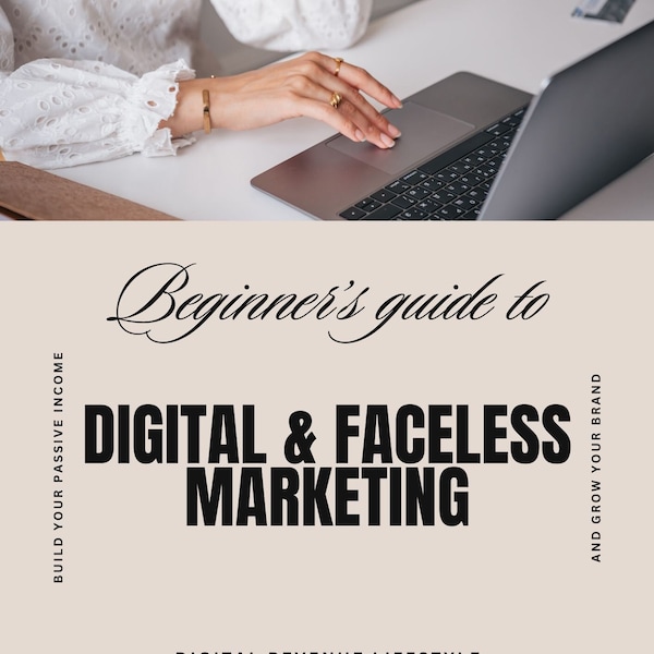 Faceless Digital Marketing Beginner's Guide - Etsy Faceless Digital Marketing Beginner's Guide - Etsy