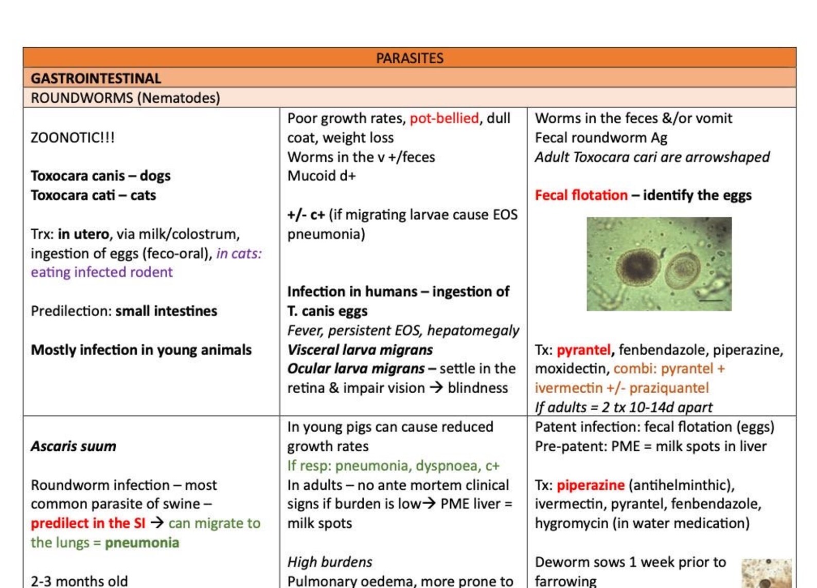 Navles DISEASE TEMPLATE - PARASITES 13 Pg. | North American Licensing ...