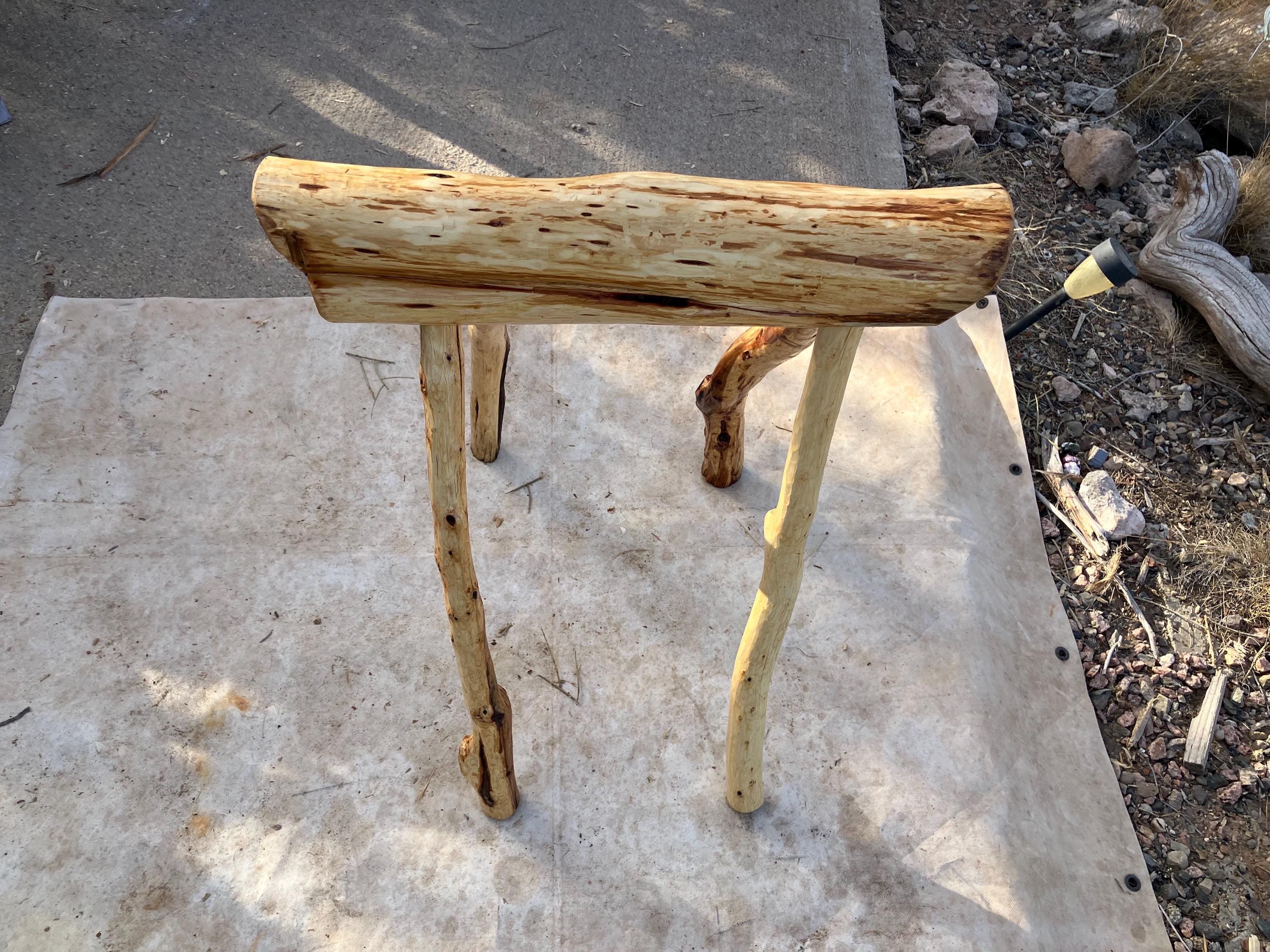 OO Woodworks Log Saddle Stand - Etsy