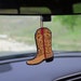 2 Leather Cowboy Boot Air Fresheners - Car, Closet, Bathroom Freshie - Etsy