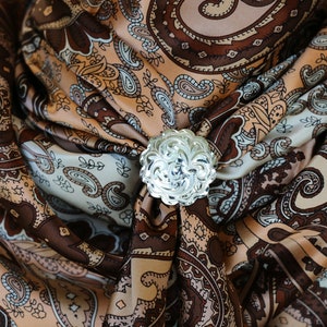 Silver Wild Rag Western Scarf Slide - Etsy