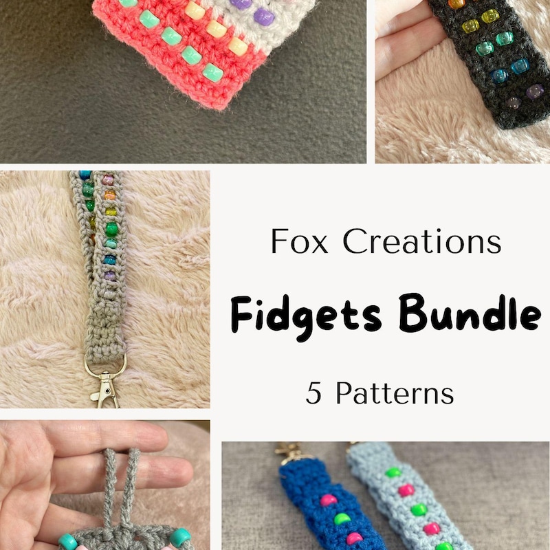 Crochet Bead Fidget Bracelet Pattern - Etsy