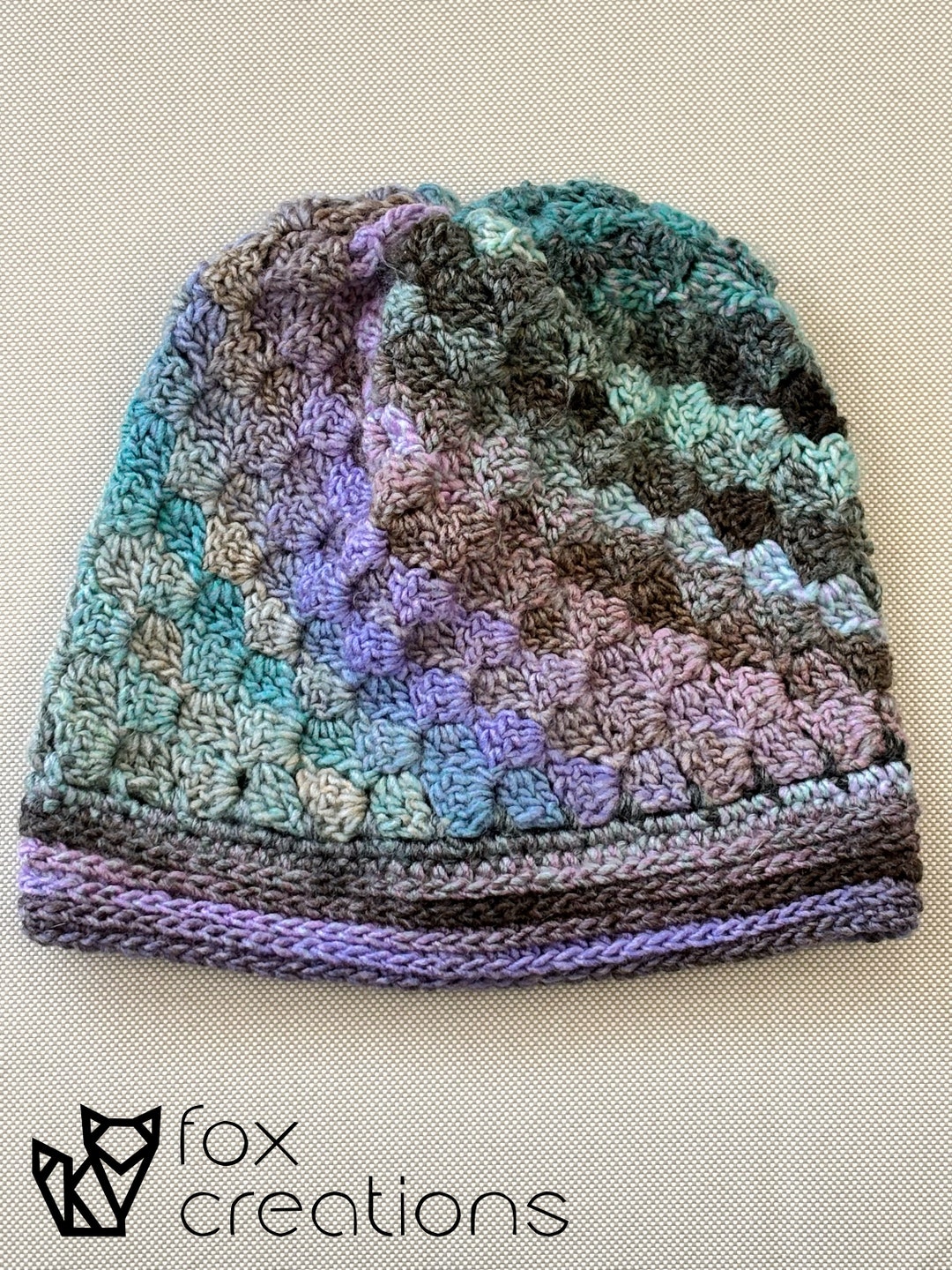 C2C Block Stitch Beanie Crochet Pattern - Made to Measure Sizes Preemie ...