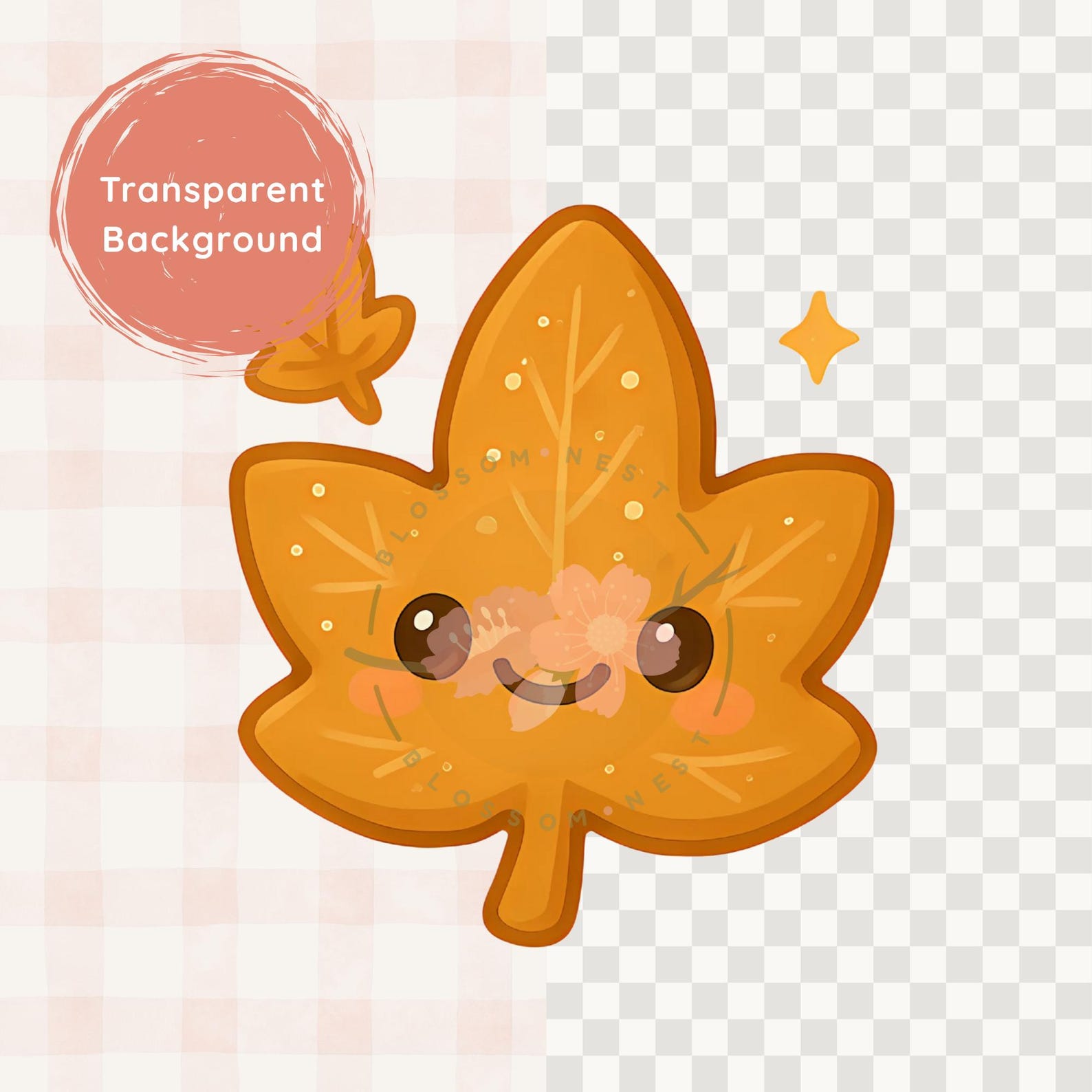 Cute Kawaii Fall Cozy Dessert Clipart Bundle, Autumn Pumpkin Drinks ...