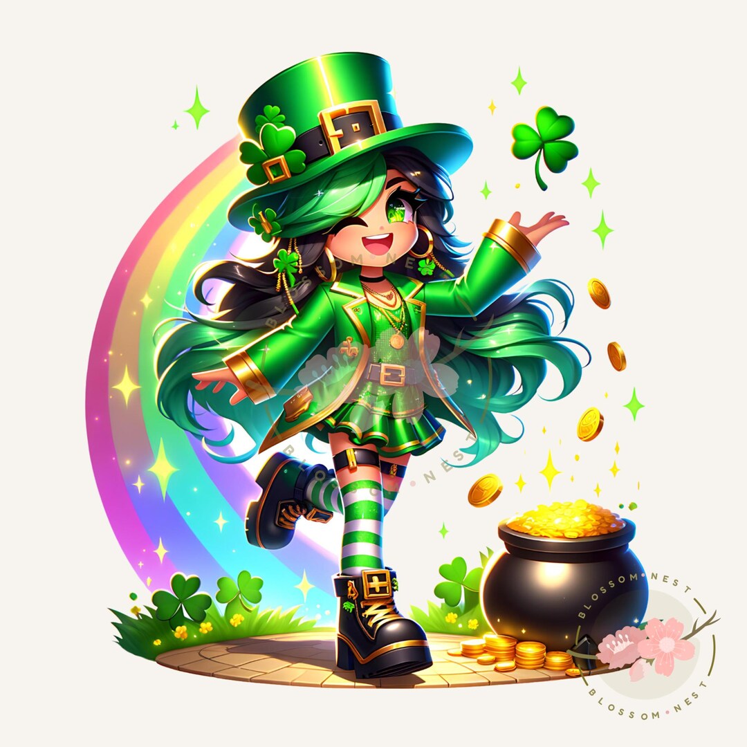 Roblox St Patricks Day Png, Green Roblox Png, Patricks Design, Roblox ...