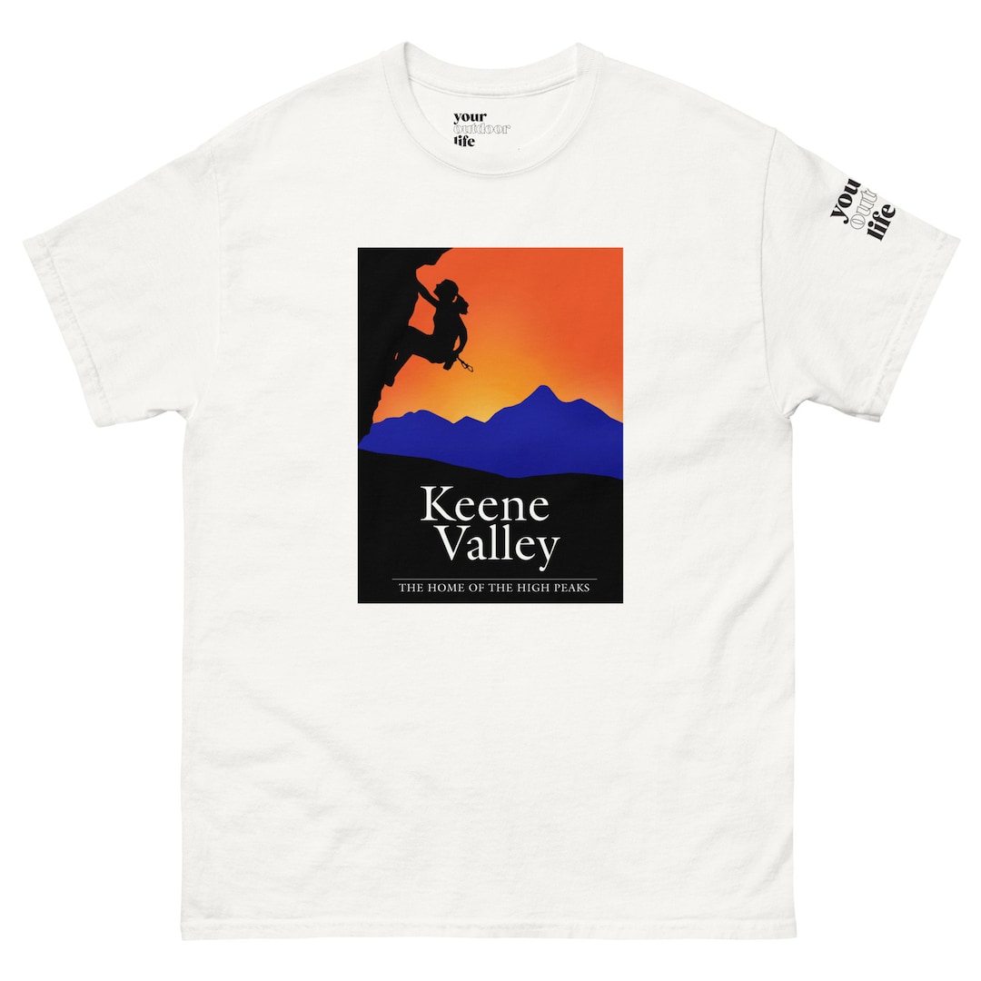 Keene Valley Sign Female Rock Climber Men's Classic Tee - Etsy