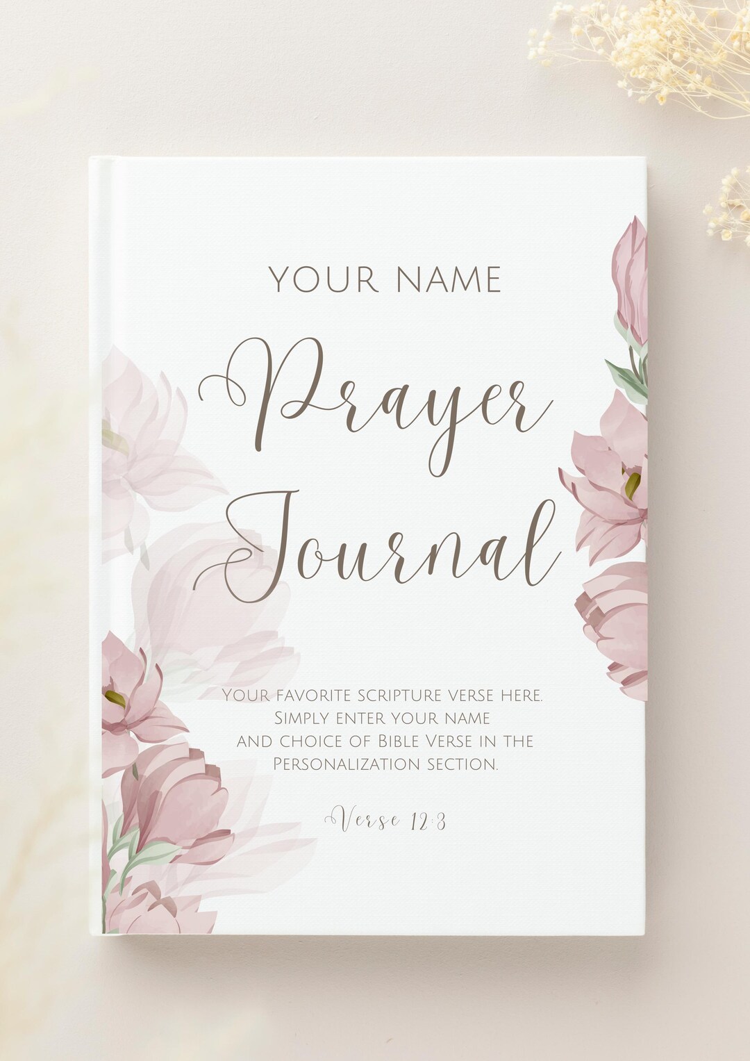 Personalized Name Prayer Journal, Custom Name Prayer Journal ...