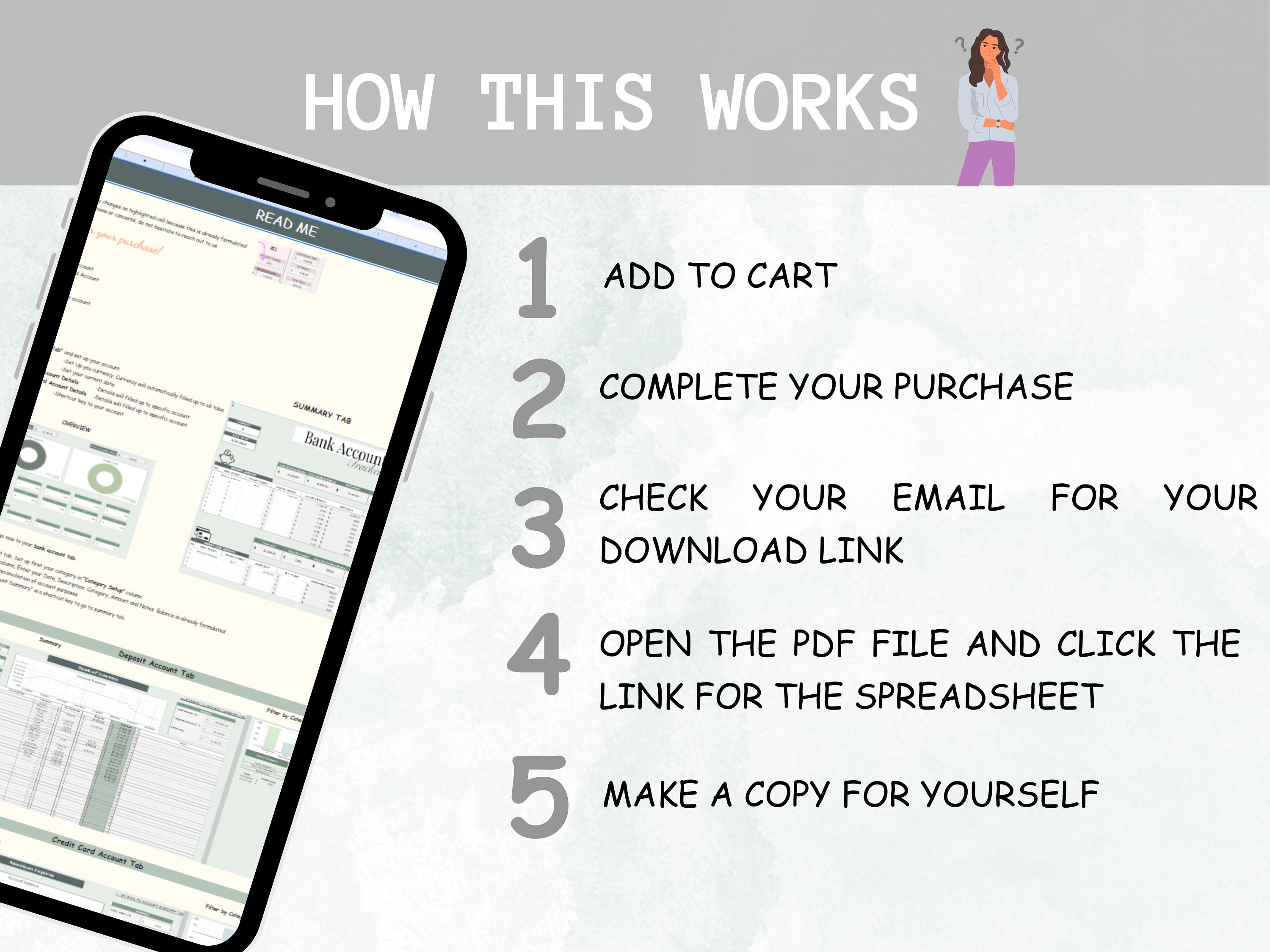 Bank Account, Google Sheets Financial Planner, Credit Card Tracker ...