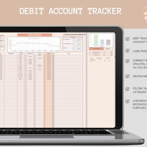 Bank Account, Spreadsheet Tracker, Google Sheets Financial Tracker ...