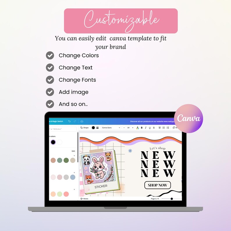 Retro Digital Social Media Banner Template Canva Editable, Facebook ...