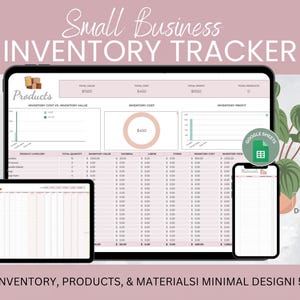 Inventory Tracker, Small Business Google Sheets, Business Inventory ...