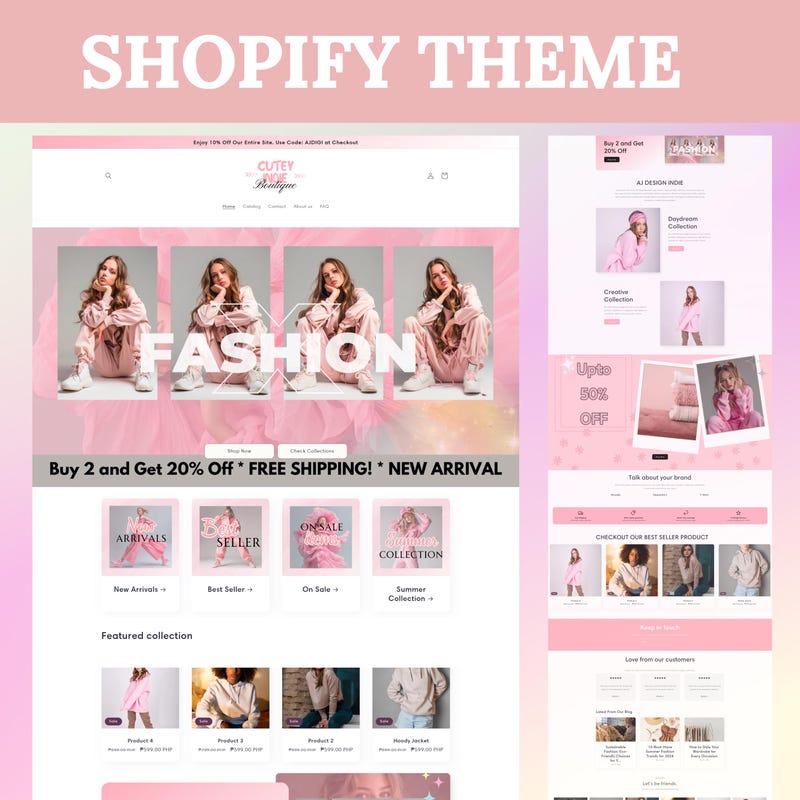 Small Shop Shopify Theme - Etsy