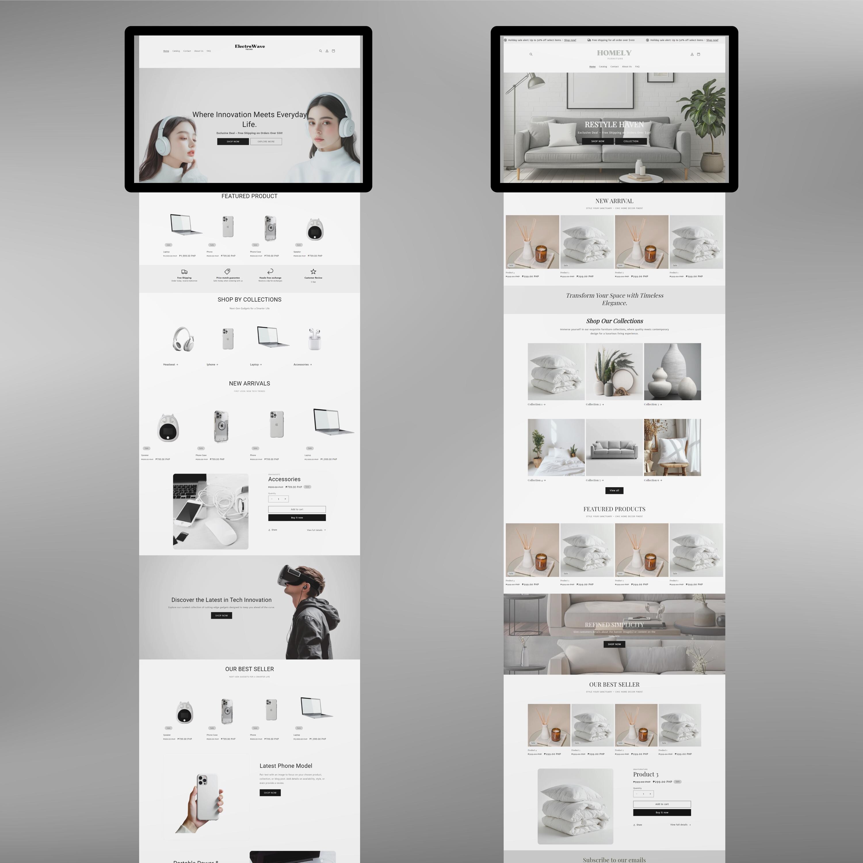 PLR Website Template, Shopify Theme, Shopify Template, Ecommerce ...