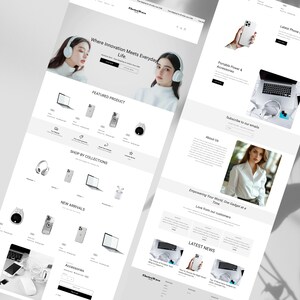 Shopify Theme, Website Template for Electronics, Shopify Template ...