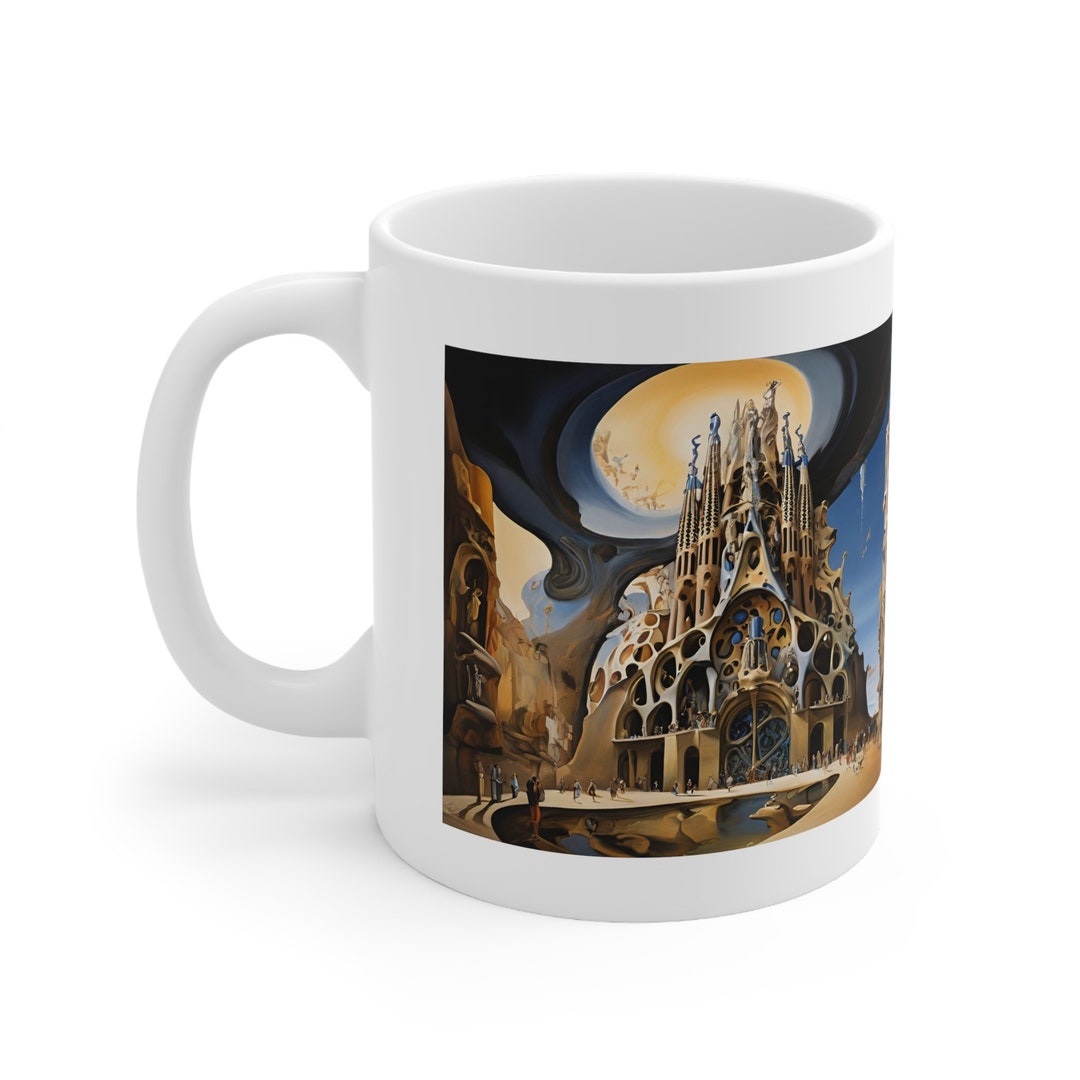 Salvador Dali La Sagrada Familia Ceramic Mug 11oz - Etsy