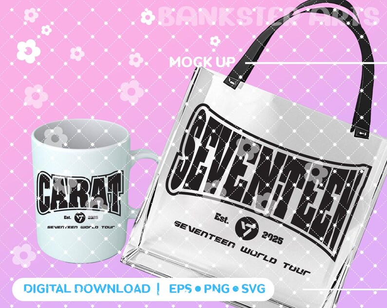 Kpop Seventeen Member SVG Cut File: Cricut & Vinyl Stickers (digital ...