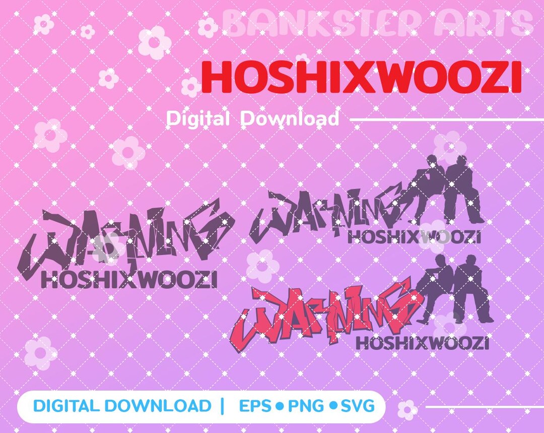 Hoshi_x_woozi Svg Cut File for Cricut Kpop , Png for Vinyl Stickers - Etsy