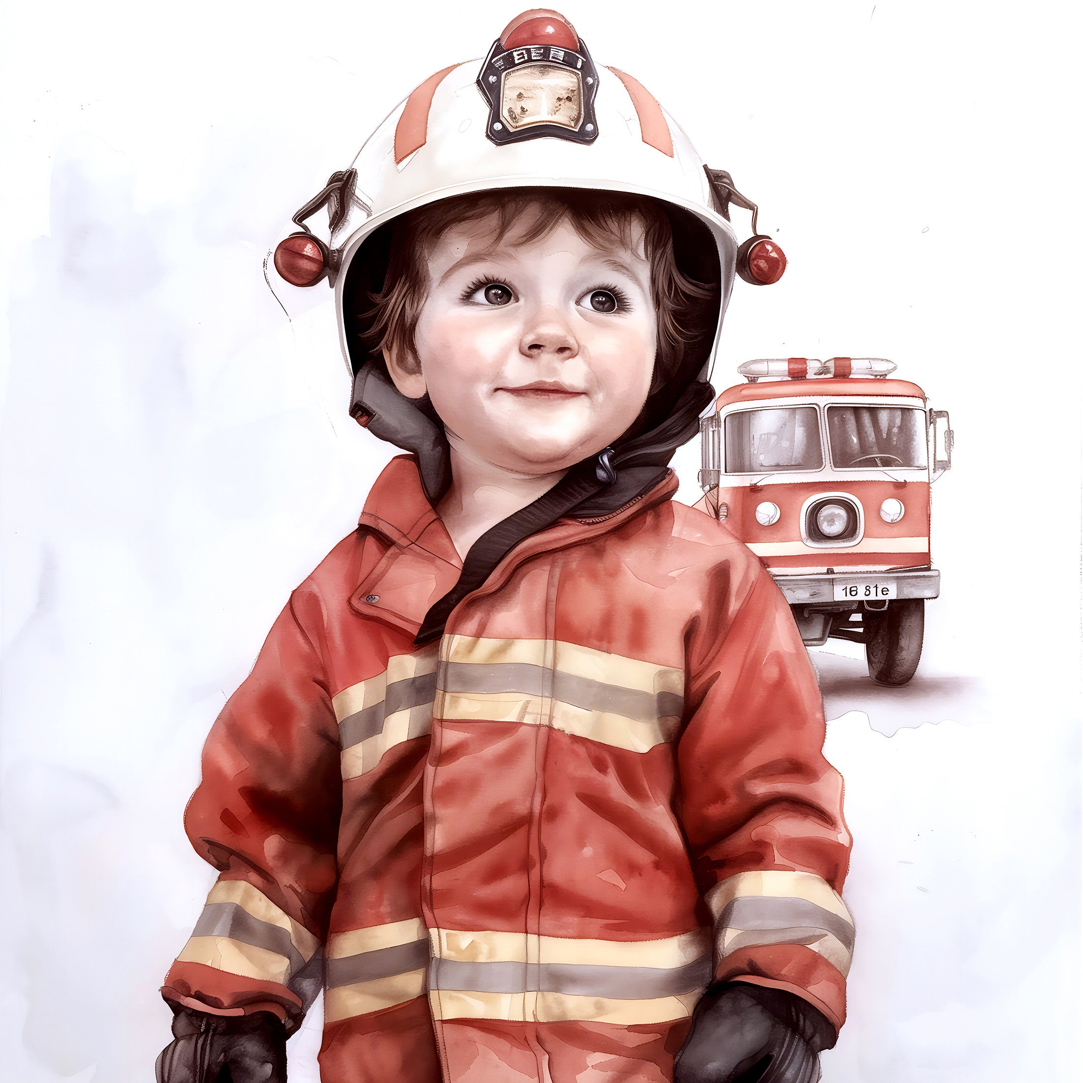 Fireman Dreams When I Grow up I Wanna Be... Little Boy Dress-up as A ...