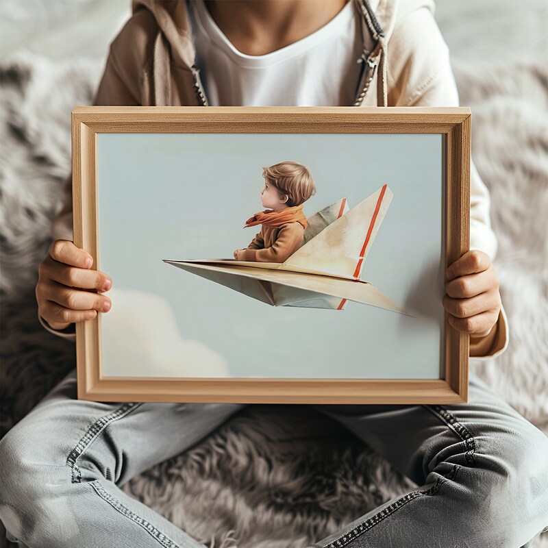 Paper Plane Wall Art - Etsy