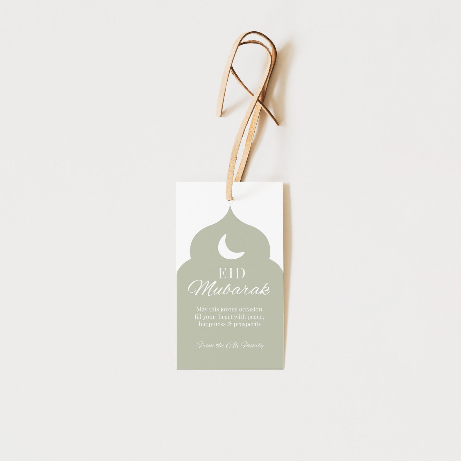 Editable Eid Gift Tag, Instant Download Template, Eid Mubarak, Iftar ...