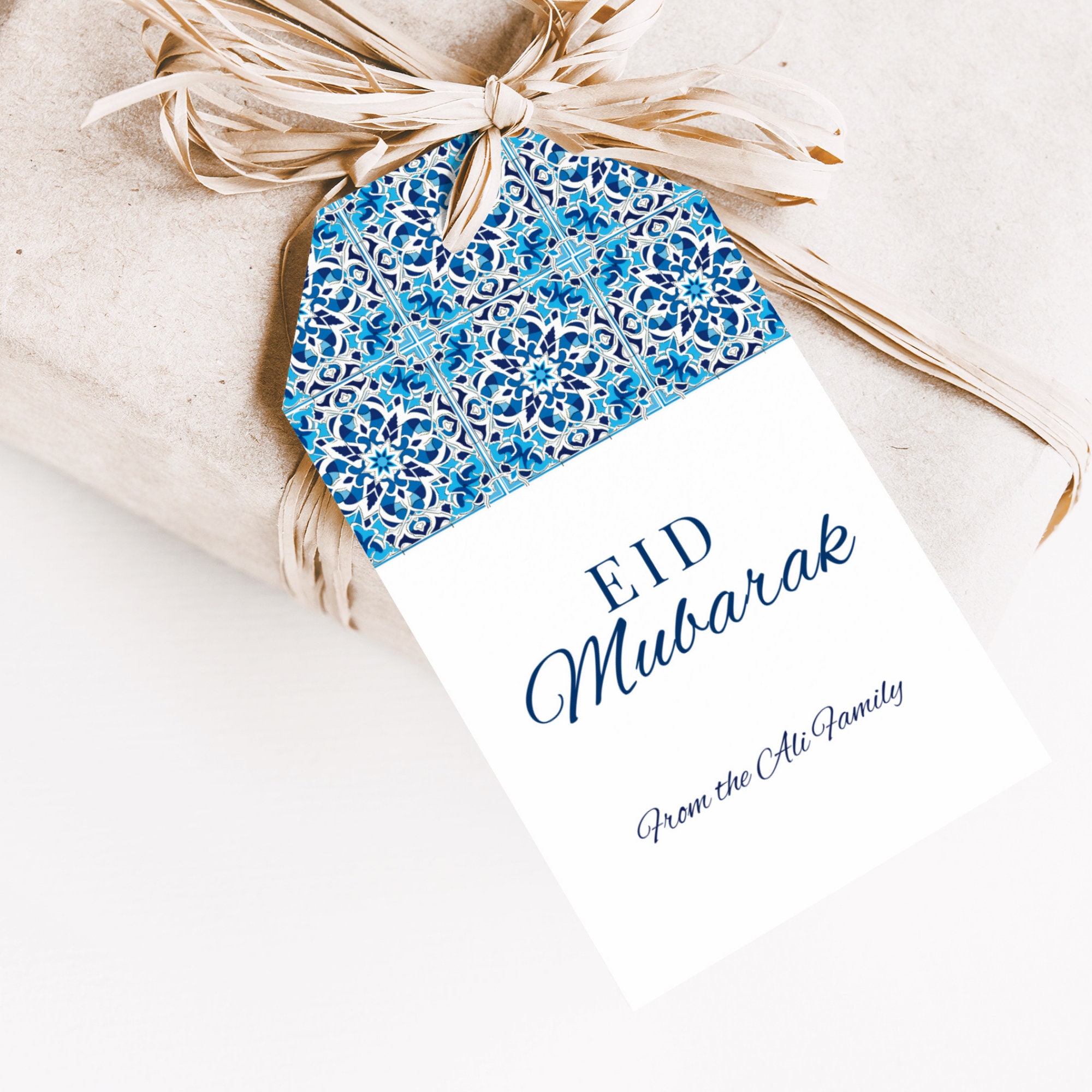Editable Ramadan Gift Tag, Instant Download Template, Ramadan Kareem ...