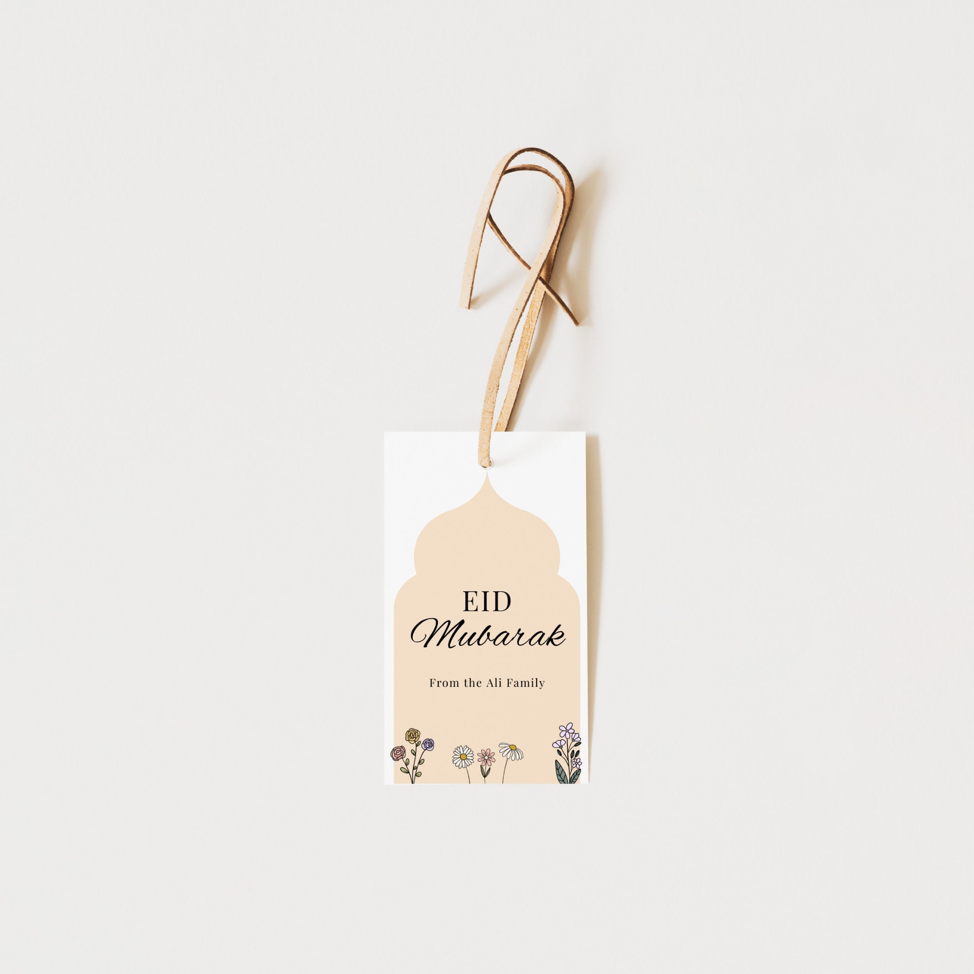Editable Eid Gift Tag, Instant Download Template, Eid Mubarak, Iftar ...