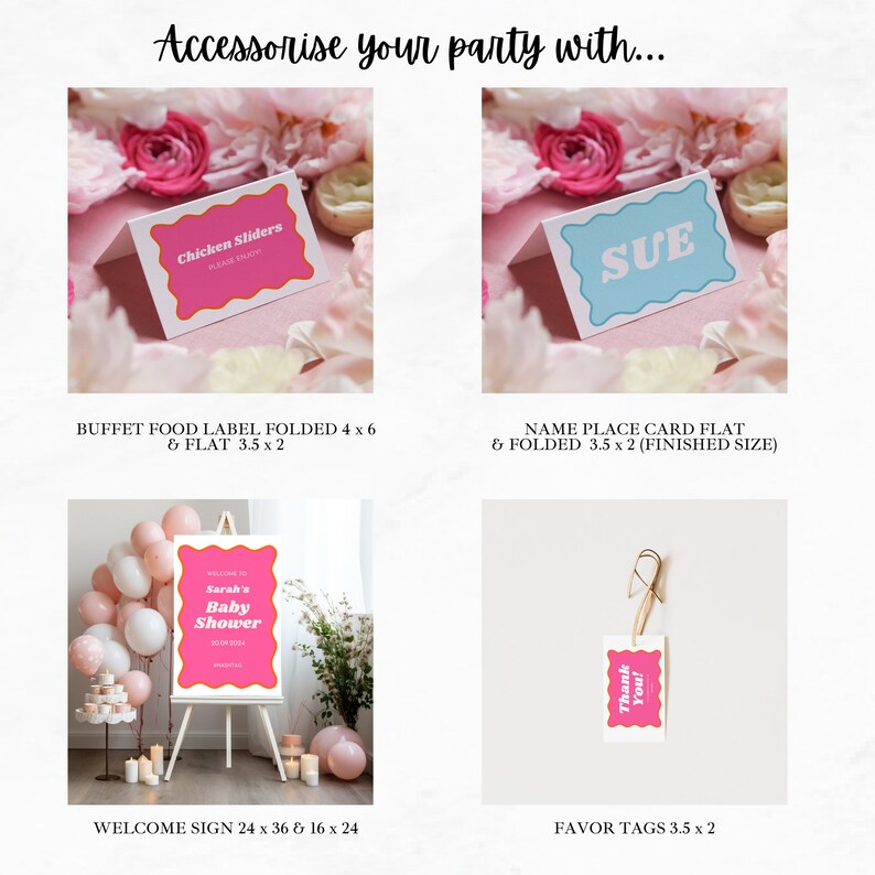 Printable Baby Shower Bundle, Instant Download, Baby Shower Games ...