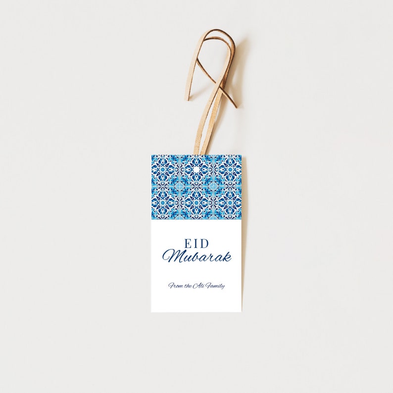 Editable Ramadan Gift Tag, Instant Download Template, Ramadan Kareem ...