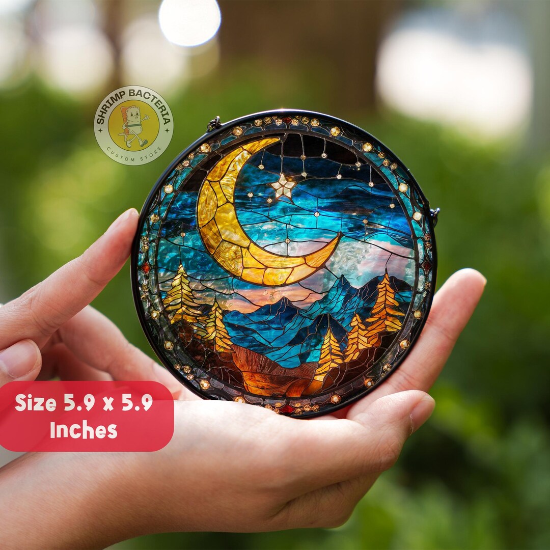 ACOTAR Night Court City of Star Stained Glass Suncatcher, Velaris ...