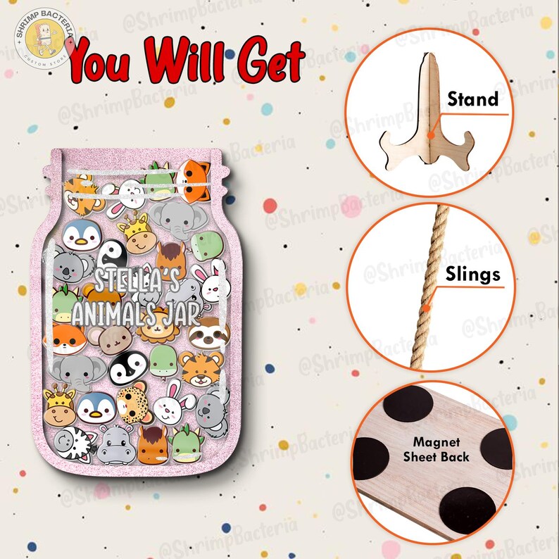 Custom Reward Jar for Classroom, Animal Reward Jar for Baby, Back to ...