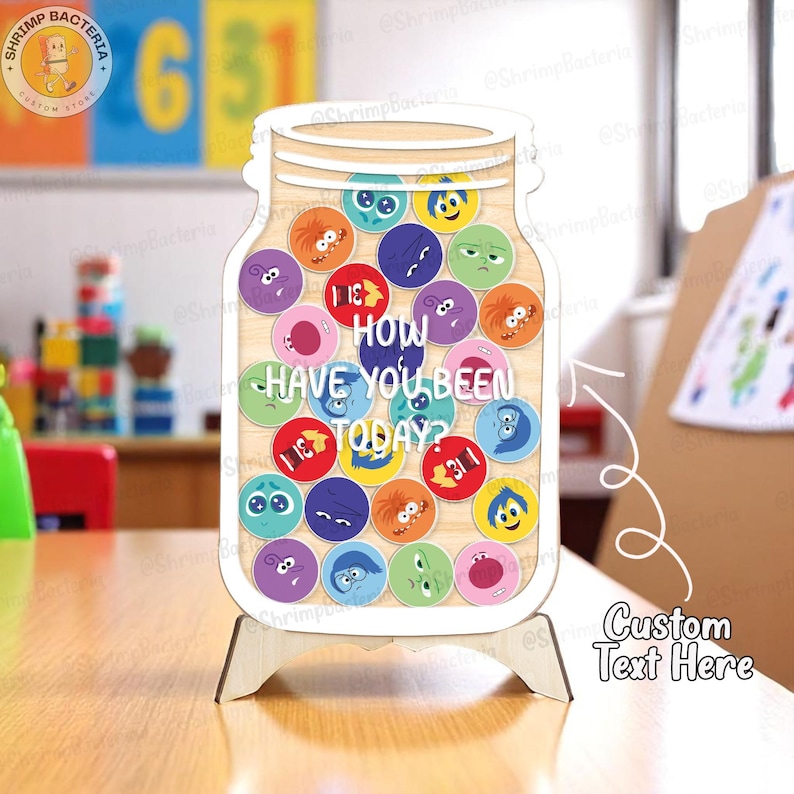 Custom Disney Inside Out Reward Jar, Custom Name Disney Feeling Reward ...