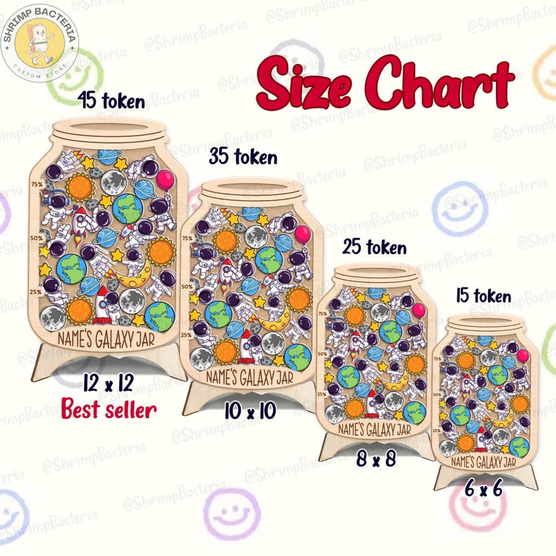 Custom Name's Galaxy Reward Jar, Astronaut Star Reward Jar, Back to ...