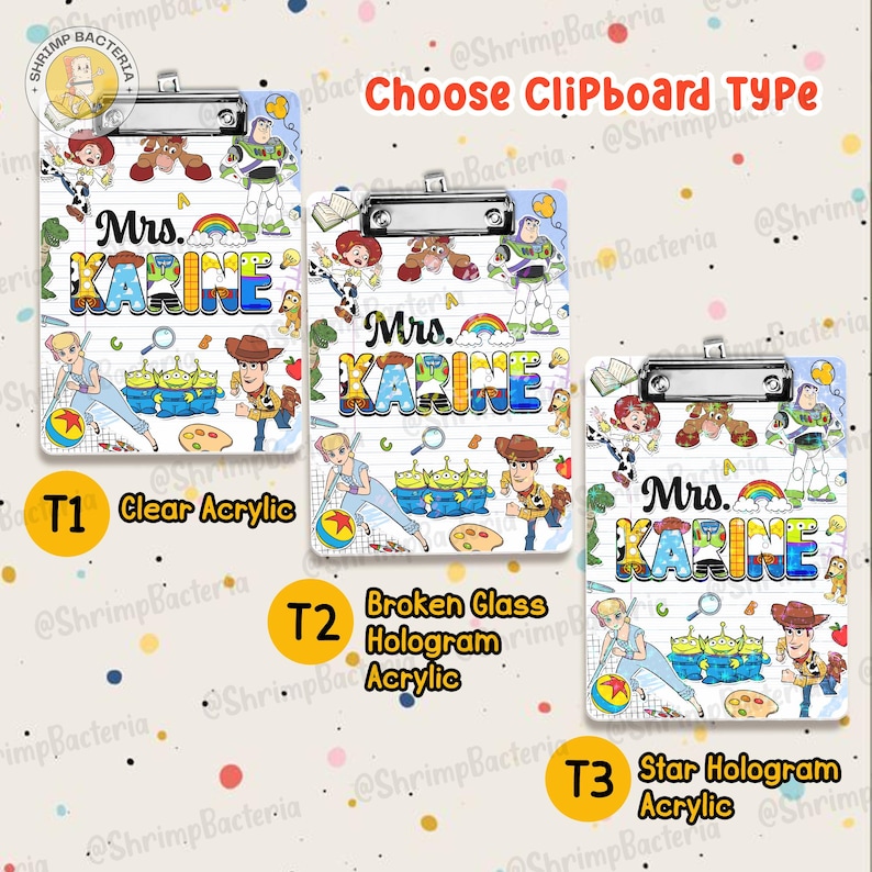 Personalized Teacher Toy Story Back to School Gift, Custom Name ...