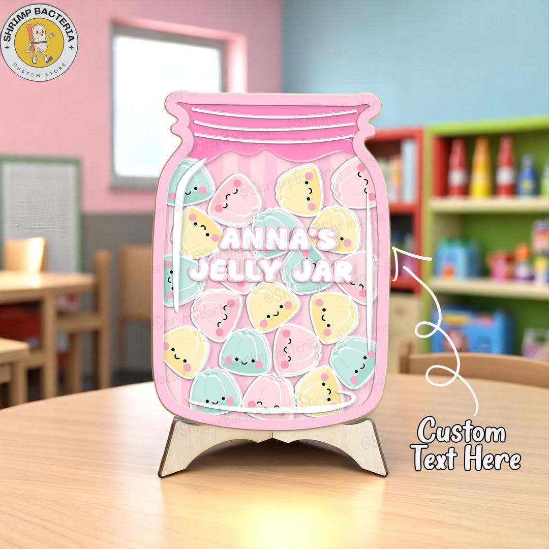 Custom Classroom Reward Jar for Kids, Magnetic Reward Jar, Personalized ...
