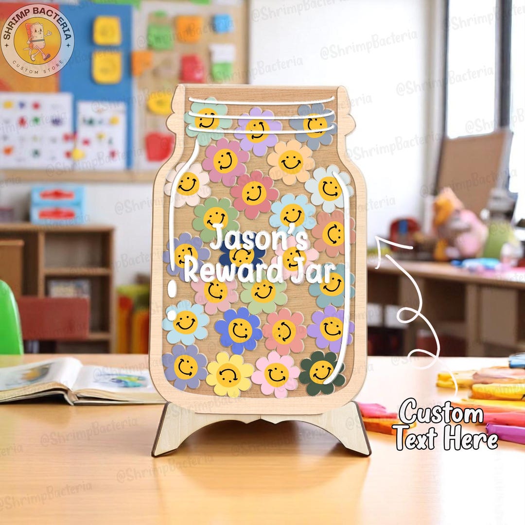 Magnetic Reward Jar With Tokens, Reward System Behavior, Personalized ...