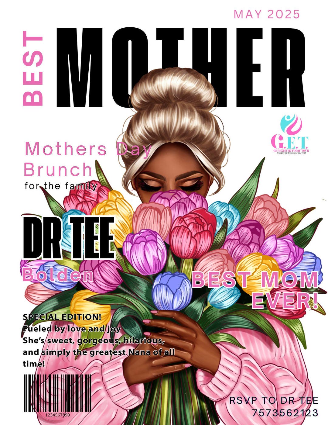 Mother's Day Animated Magazine With Music Template - Etsy