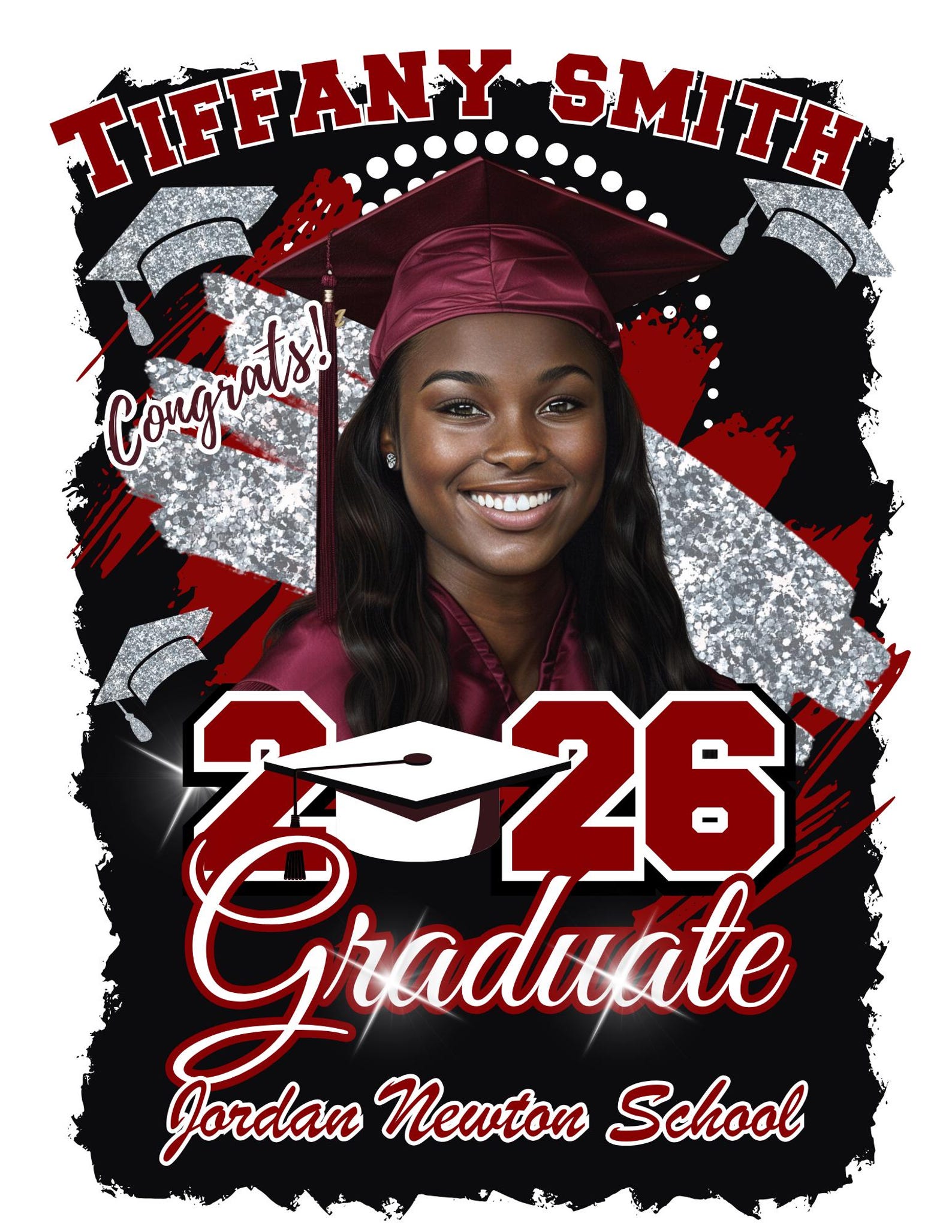 Canva 2026 Graduation Design Template - Etsy