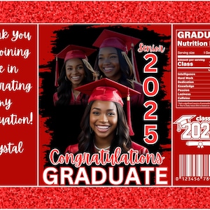 Canva 2025 Graduation Chip Bag - Etsy