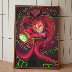 Alastor Hazbin Hotel Print - Etsy