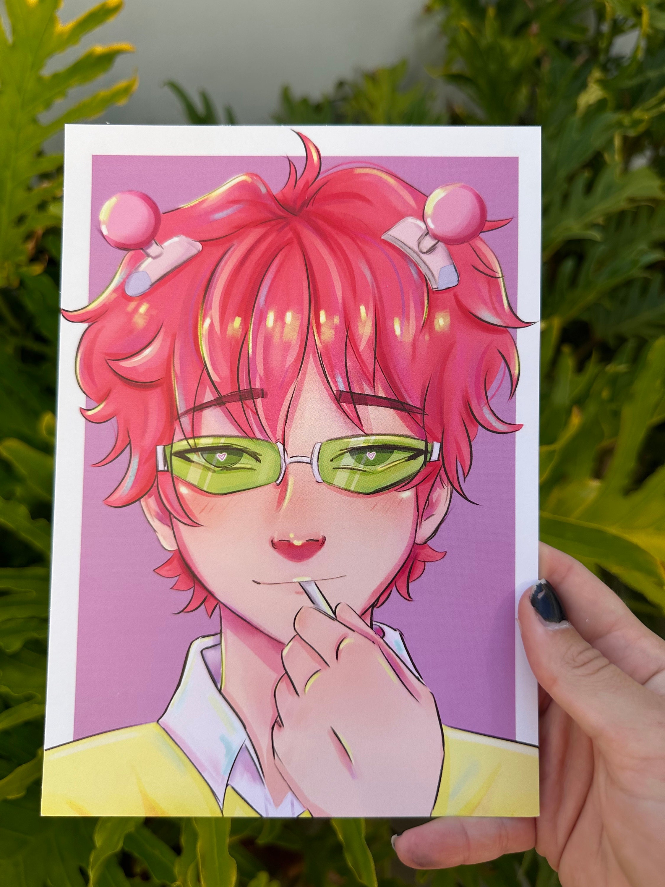 Saiki K Print - Etsy