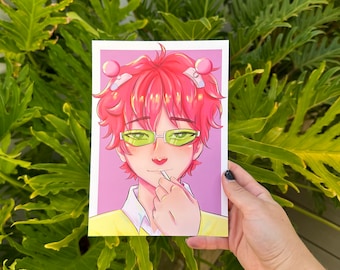 Saiki K A5 Prints - Etsy